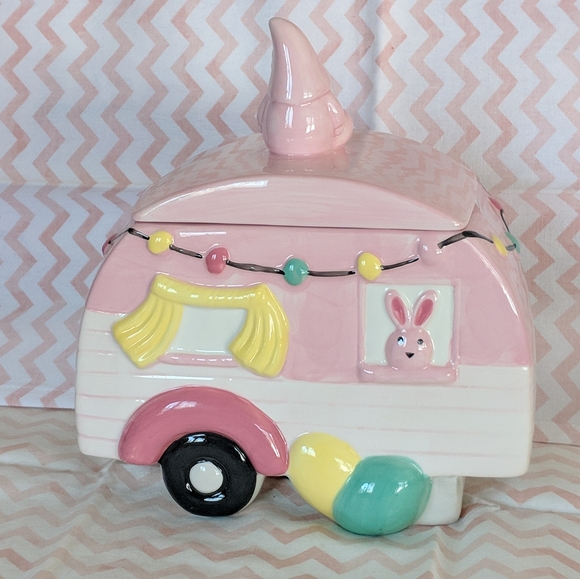 Accents | New Gnome Easter Rv Cookie Jar 11 Tall And A Little Over 9 ...